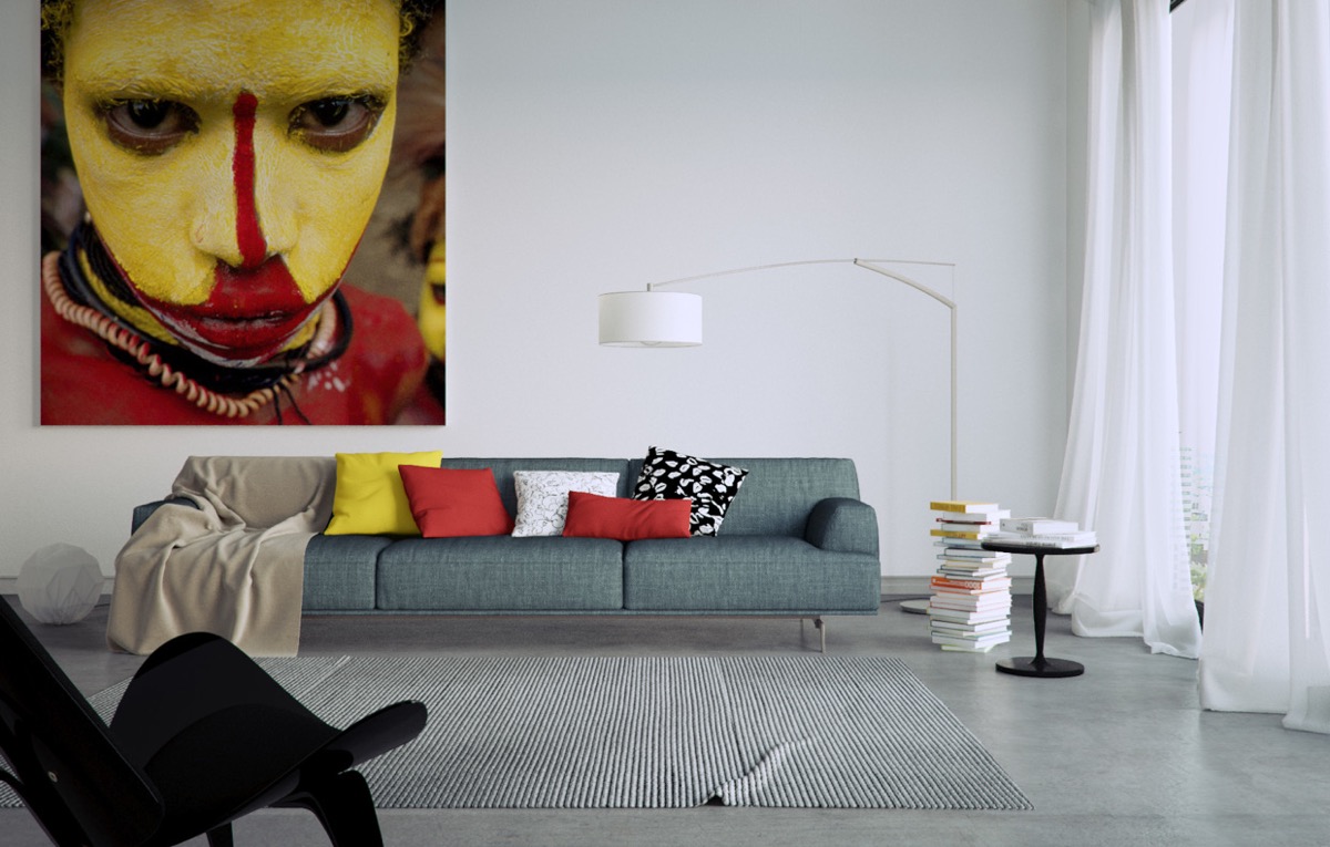 Arte en el diseño de interior ¿Cómo elegir arte para decorar tus ...